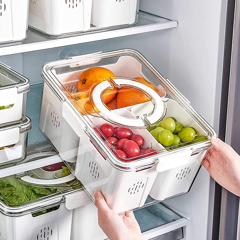 3 Grande Bac de Rangement Polyvalent pour Réfrigérateur et Congélateur ...